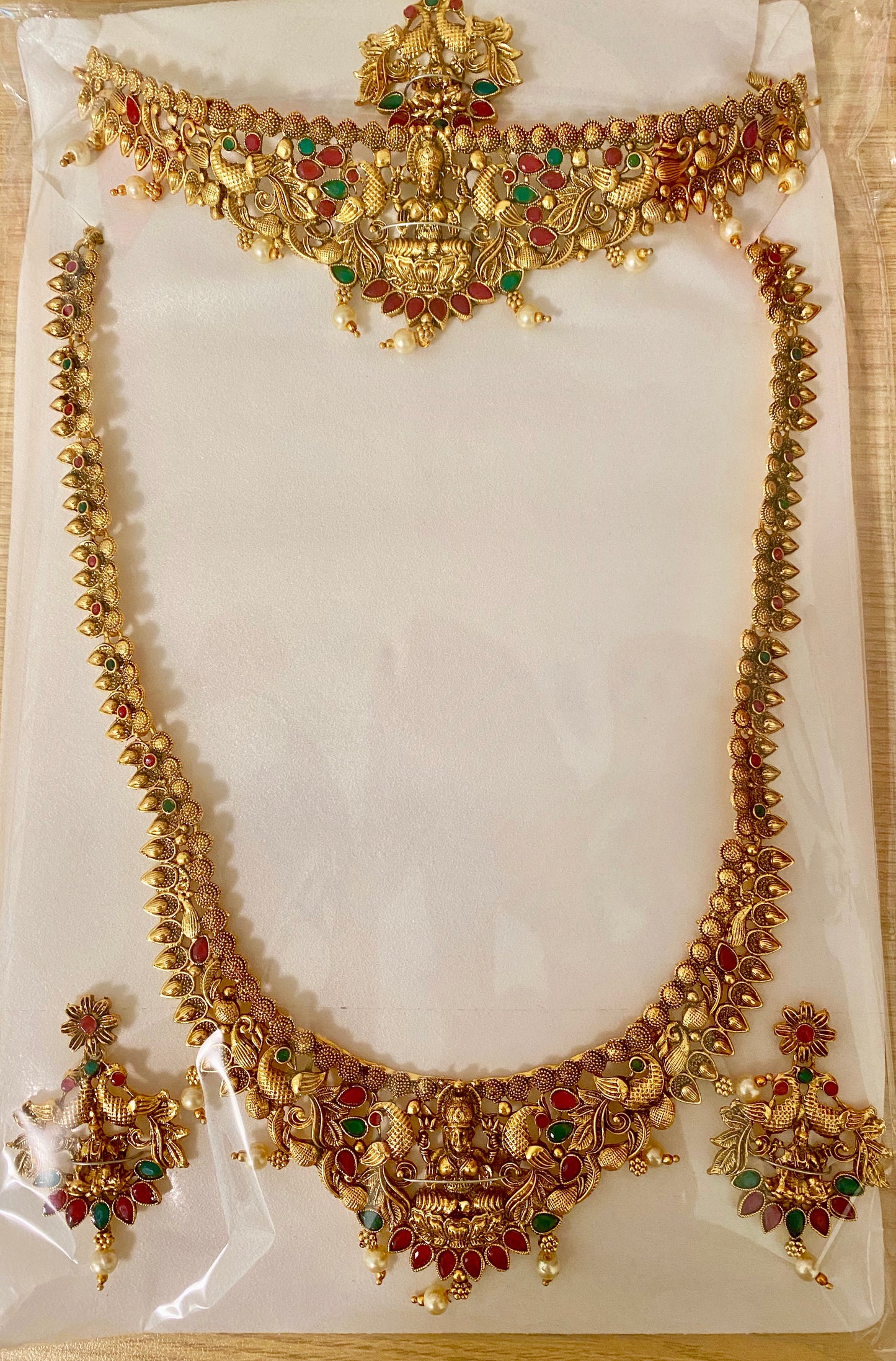 Matte Finish Bridal Set| Temple Collection| Laxmi Design – Jayashree ...